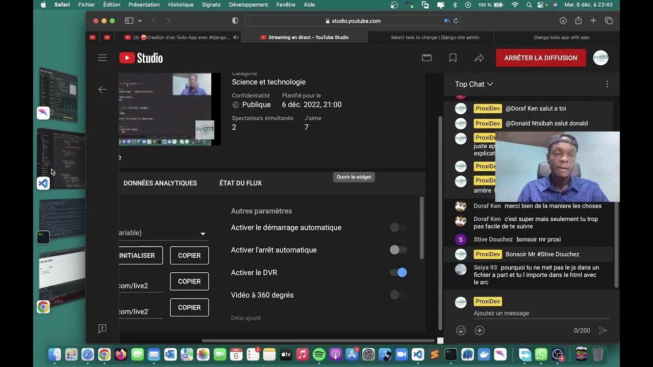 🛑Creation d'un Todo-App avec #django et #Ajax @partie1 - le CRUD complet - YouTube