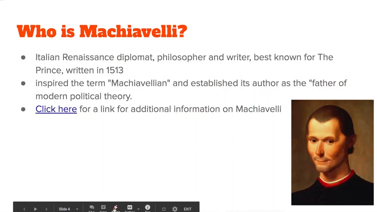 Renaissance and The Prince Lesson - YouTube