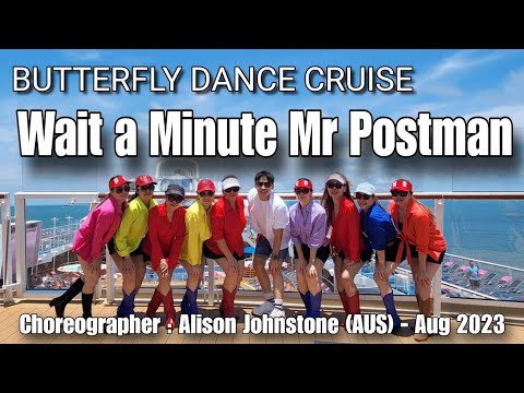 DANCE ON CRUISE | Wait a Minute Mr Postman | LINE DANCE | Beginner ...