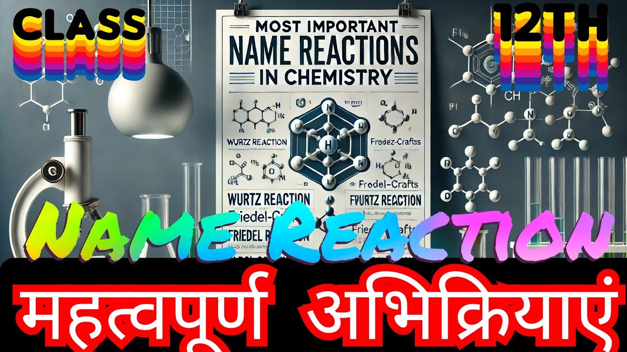 Most Important Name Reaction Class 12th Chemistry - YouTube