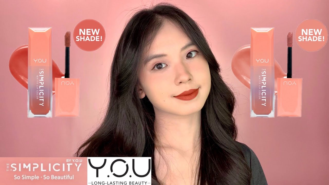 YOU the Simplicity Matte Lip Color 2 Warna Baru New Shades Swatches ...