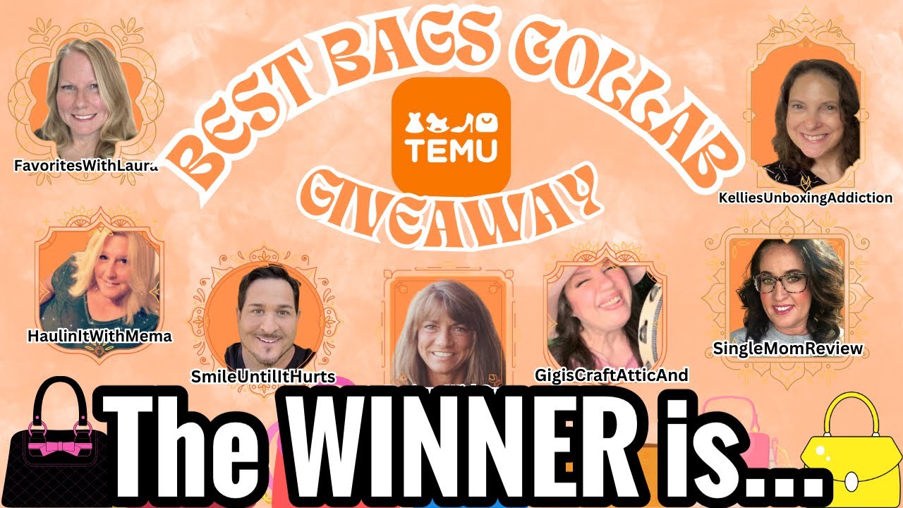 The WINNER IS…of the TEMU BEST BAGS 👜 COLLAB with GIVEAWAYS @temu #temu ...