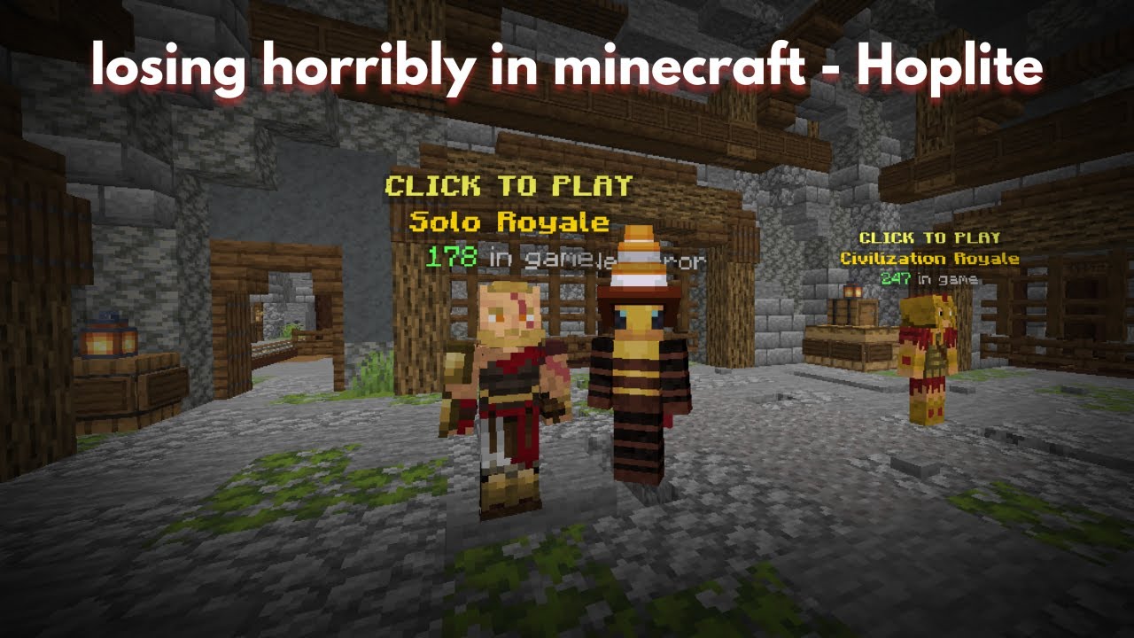losing horribly in minecraft | hoplite - YouTube
