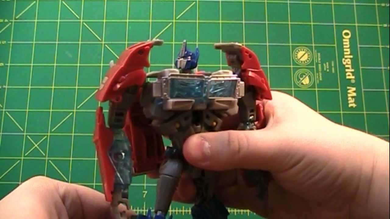Transformers Prime RiD Voyager Optimus Prime Review (Powerizer) - YouTube