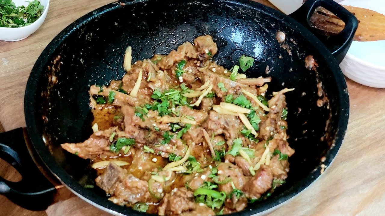 Mutton Karahi Recipe by Anum's Kitchenette | Mutton Champ Karahi ...