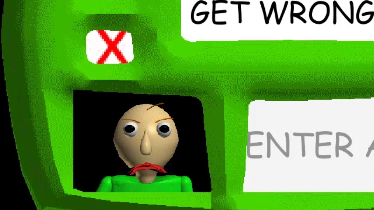 Baldi is triggered (advertencia de sonido) (con calidad 1080) - YouTube