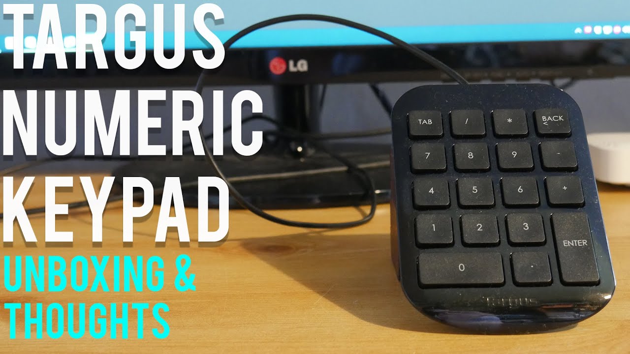 Targus Numeric Keypad - Unboxing and Initial thoughts - YouTube