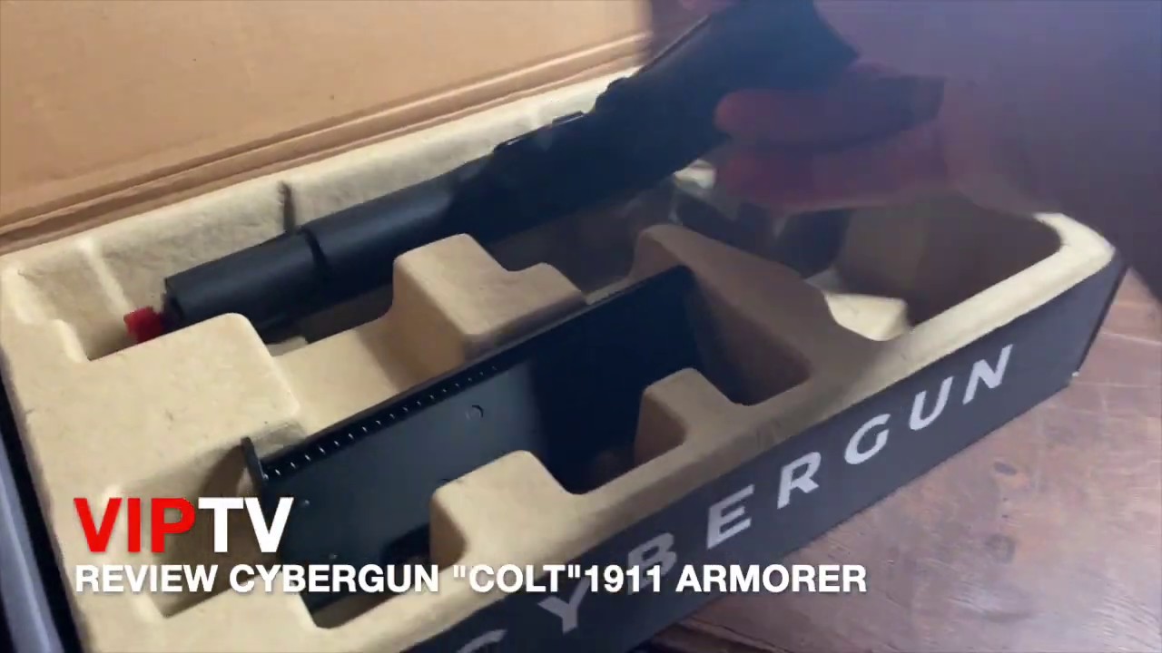 REVIEW CYBERGUN "COLT"1911 ARMORER - YouTube