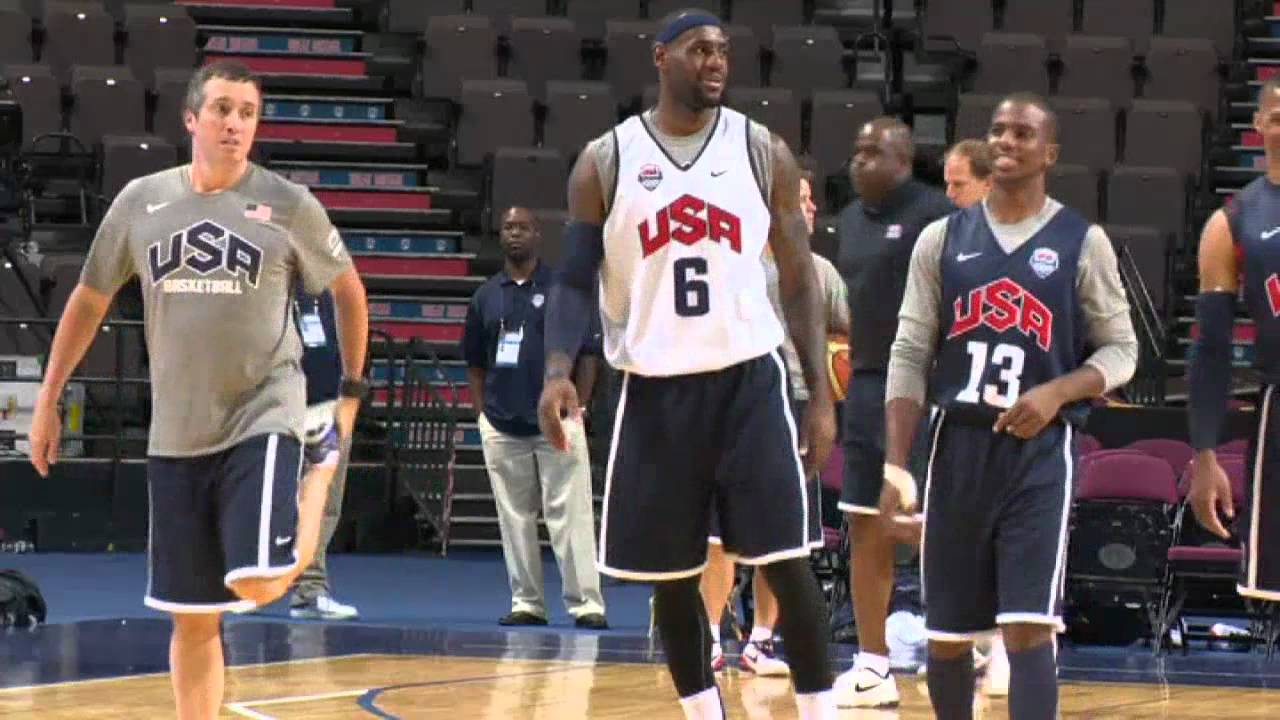 USA prepare to teach Team GB basketball lesson - YouTube