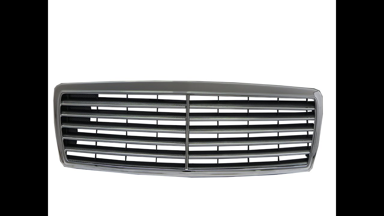 CrazyTheGod W202 1994-2000 GRILLE/GRILL ASSAY 11MD CHROME Carbon/BLACK ...