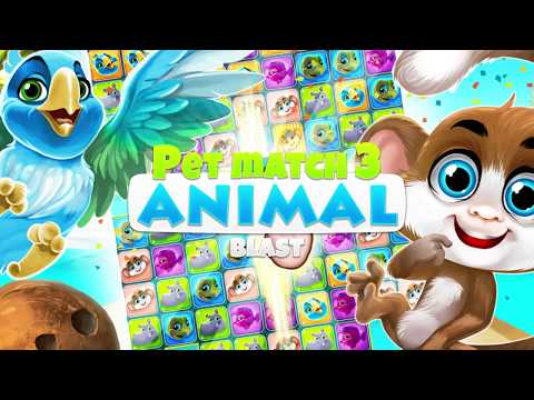 Pet Match 3: Animal Blast Game - YouTube