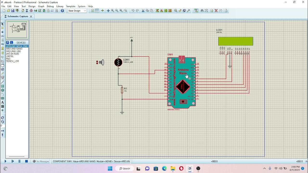 hex files in proteus 8 professional - YouTube