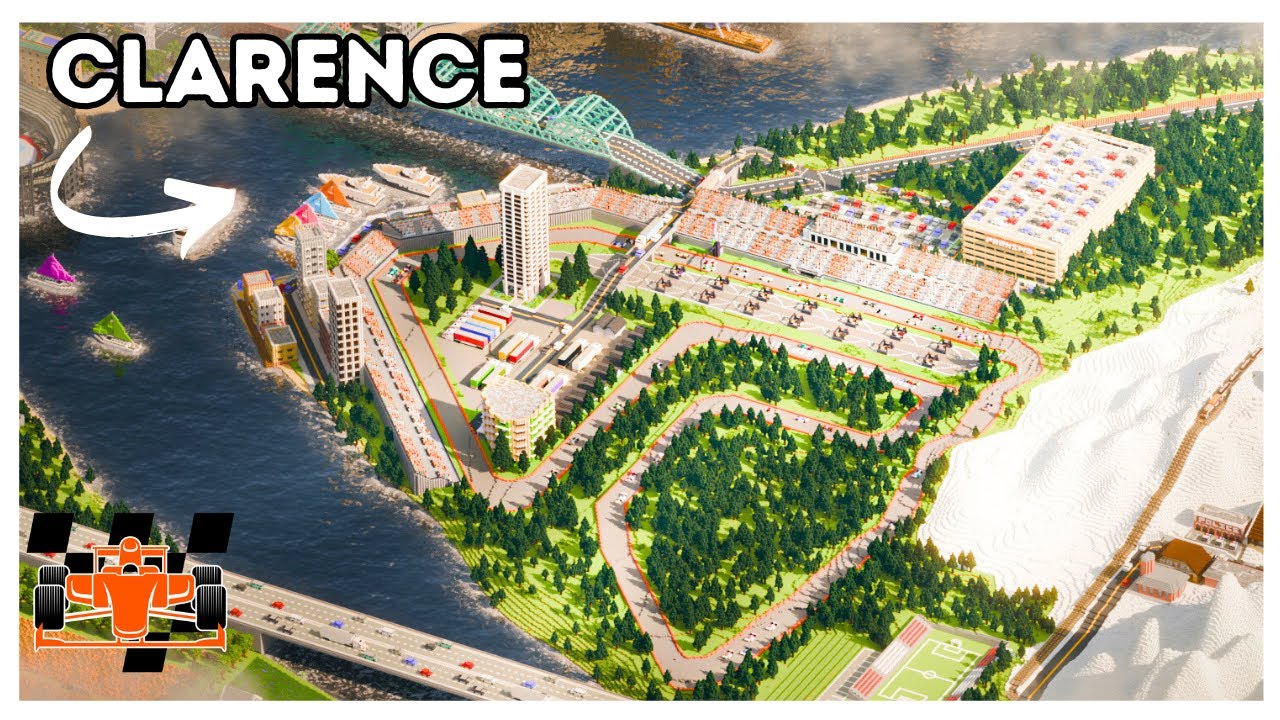 Building A Formula 1 Racetrack In Minecraft! - YouTube