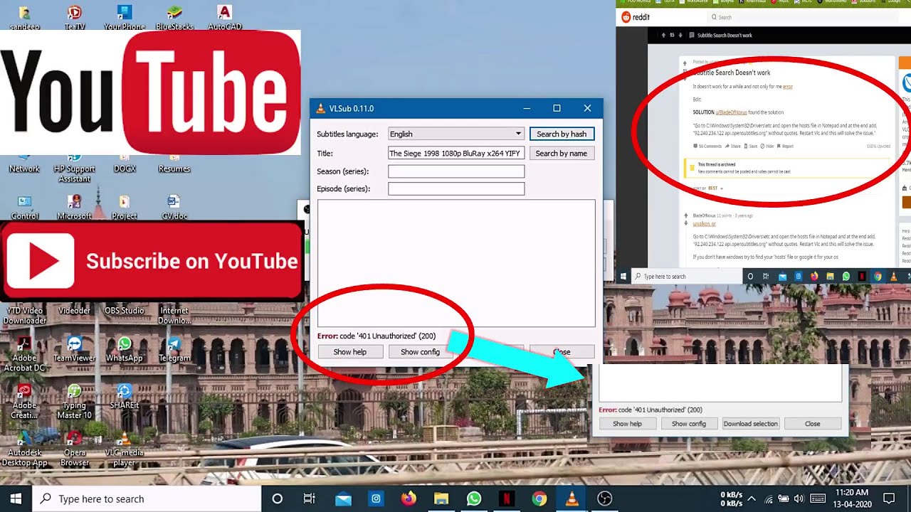 Fix VLC Error Code 401 Unauthorized 200 Simple Steps 2020