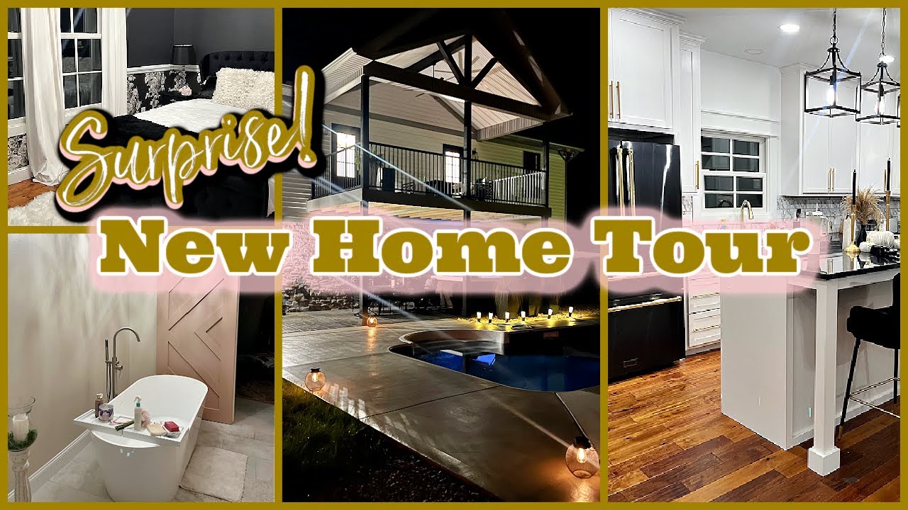 SURPRISE! NEW HOME TOUR! - YouTube