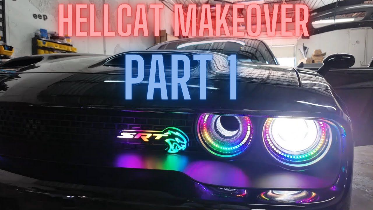HELLCAT MAKE OVER!!!! TIRES, LIGHTS, SECURITY, AND BIG AUDIO BUILD. # ...