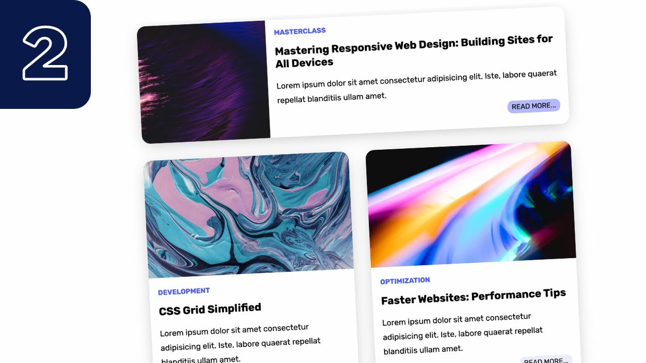 How To Design Responsive Grid Layout Using Html Css And Javascript Part 