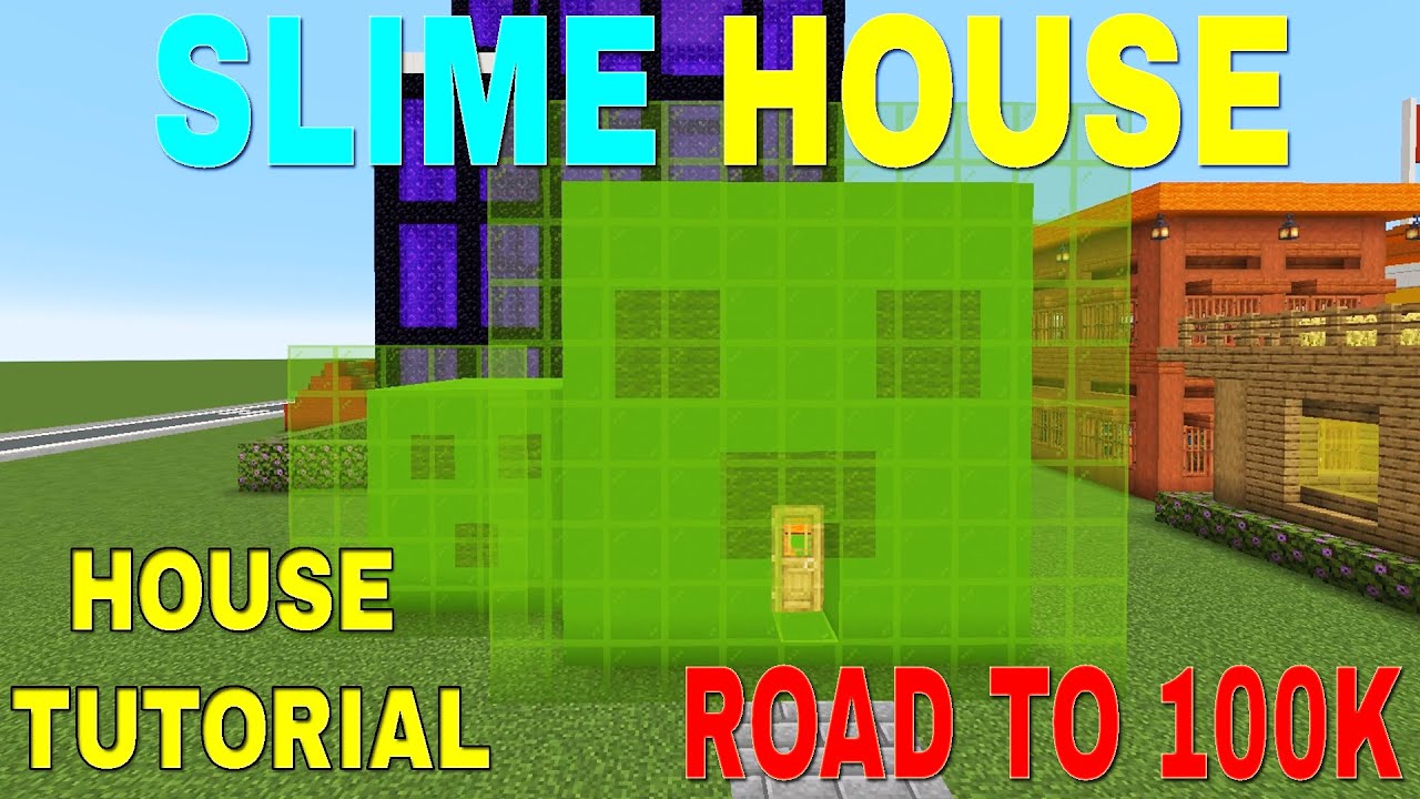 MINECRAFT : HOW TO BUILD SLIME HOUSE IN MINECRAFT || #gameplay #gaming ...