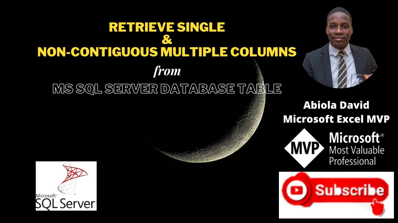 Retrieve Single And Multiple Non Contiguous Columns In MS SQL Server Retrieve Single And Multiple Non Contiguous Columns In MS SQL Server