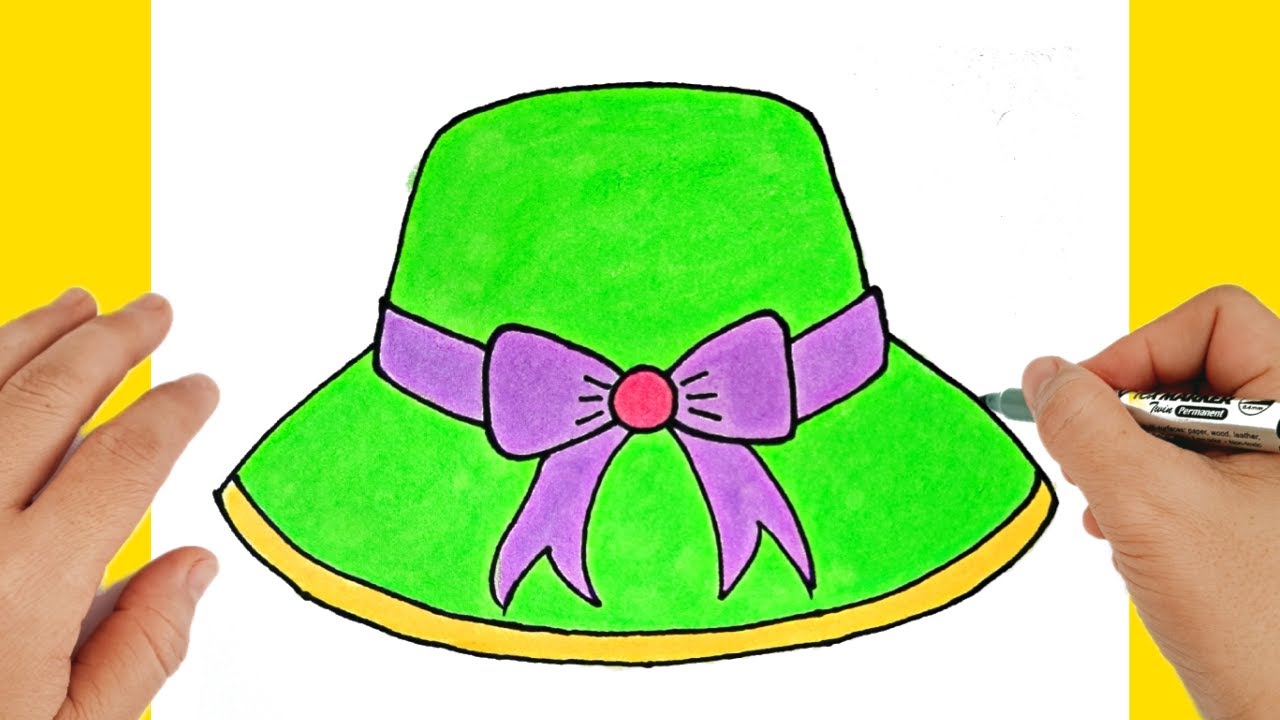 How To Draw a Hat| Draw a Hat| Easy Drawing - YouTube