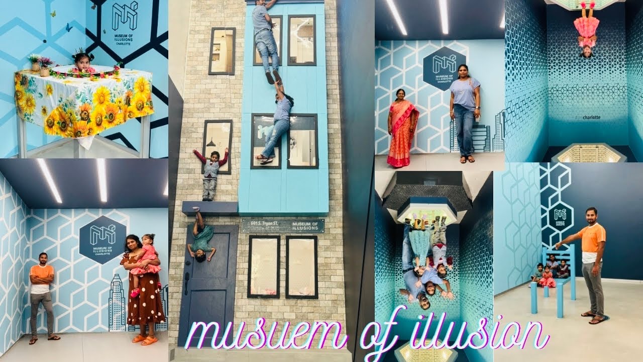 #Charlotte Museum of Illusion#kids first experience in illusion center# ...