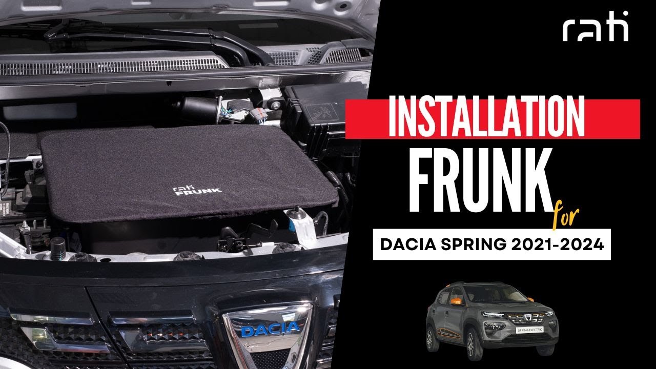 Frunk by Rati for Dacia Spring installation - YouTube