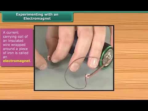 Experimenting with an Electromagnet - YouTube