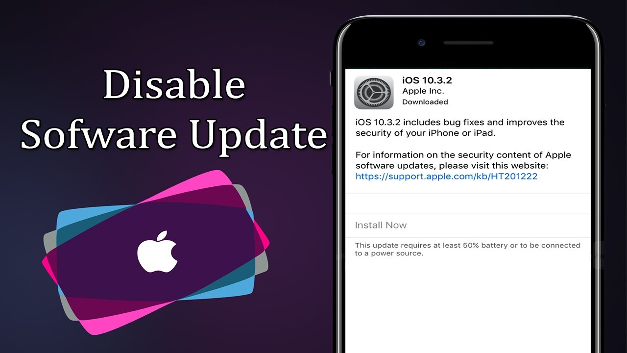 How to Block Software Update on iPhone | iOS 11/10 - Links in ...