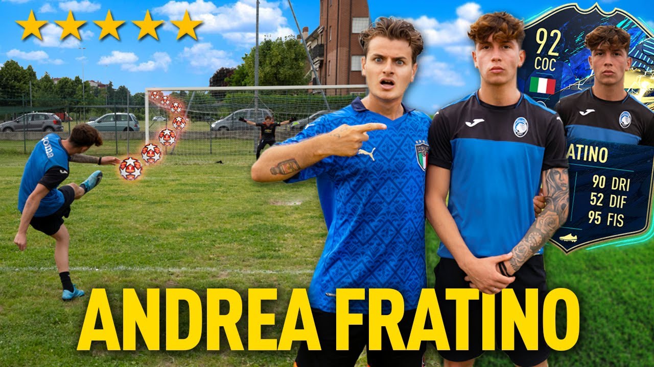 ⚽️ Quanto è forte ANDREA FRATINO come CALCIATORE? (mi ha stupito veramente!) - YouTube
