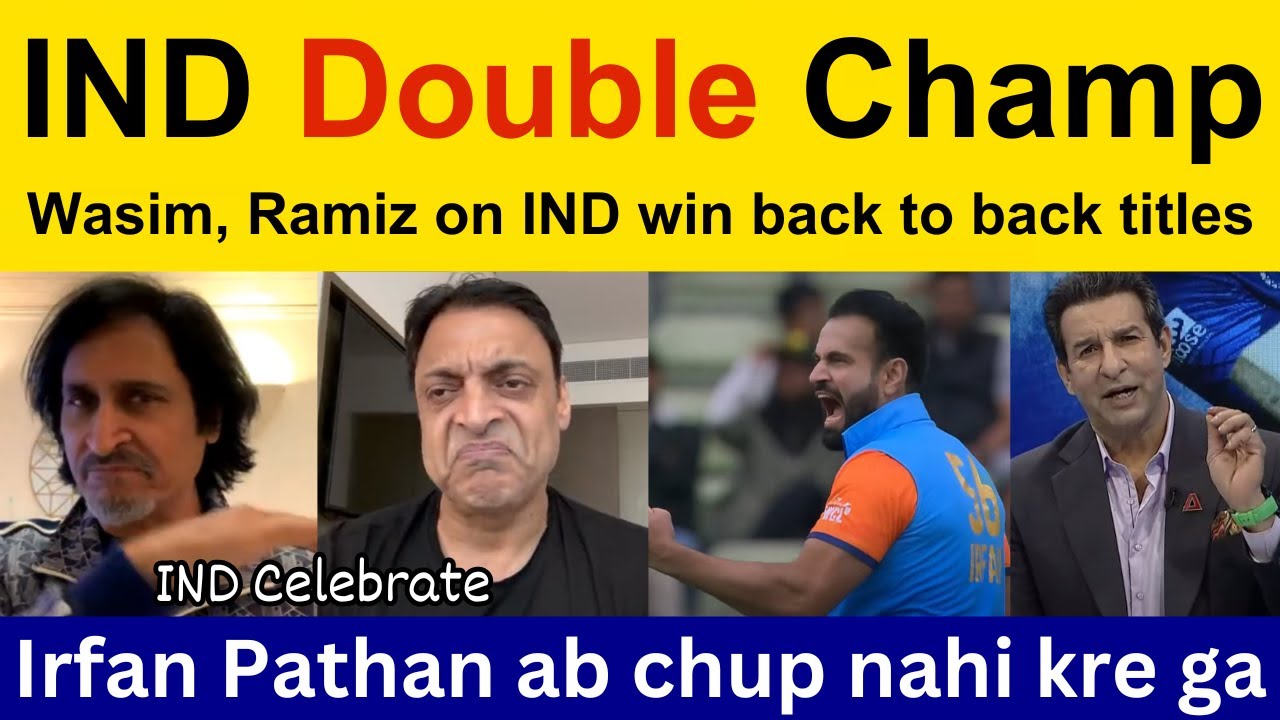Ramiz Raja, Shoaib Akhtar reaction on India Champions win vs PAK ...