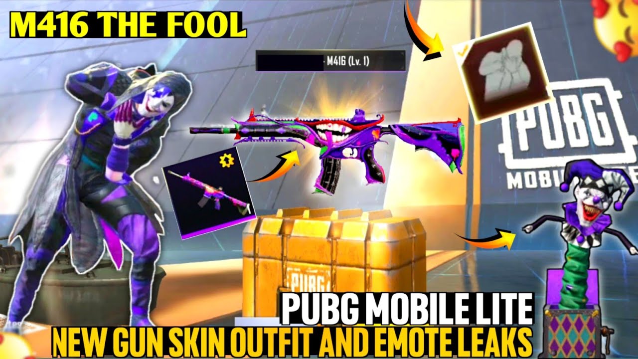 M416 Fool in pubg Lite | pubg Lite M416 fool Skin | M4 fool crate kb ...