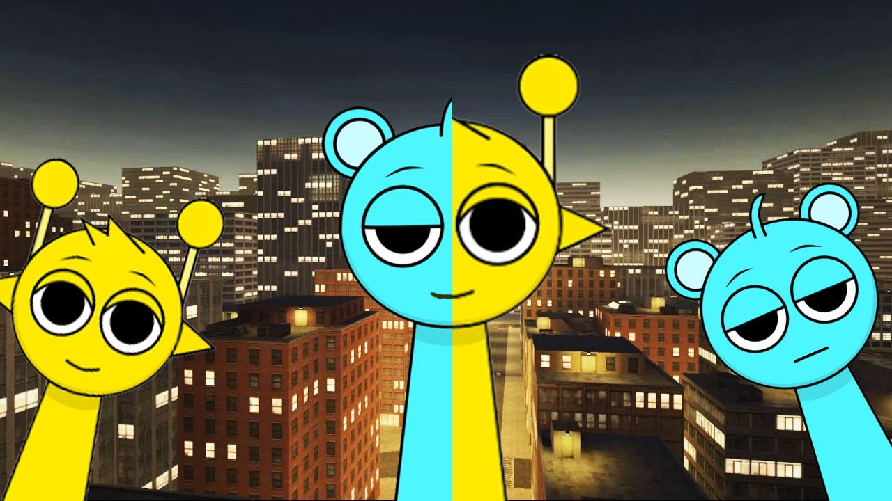 Piramixed Nightmare Sprunki Simon And Sky Nextbot Gmod - YouTube