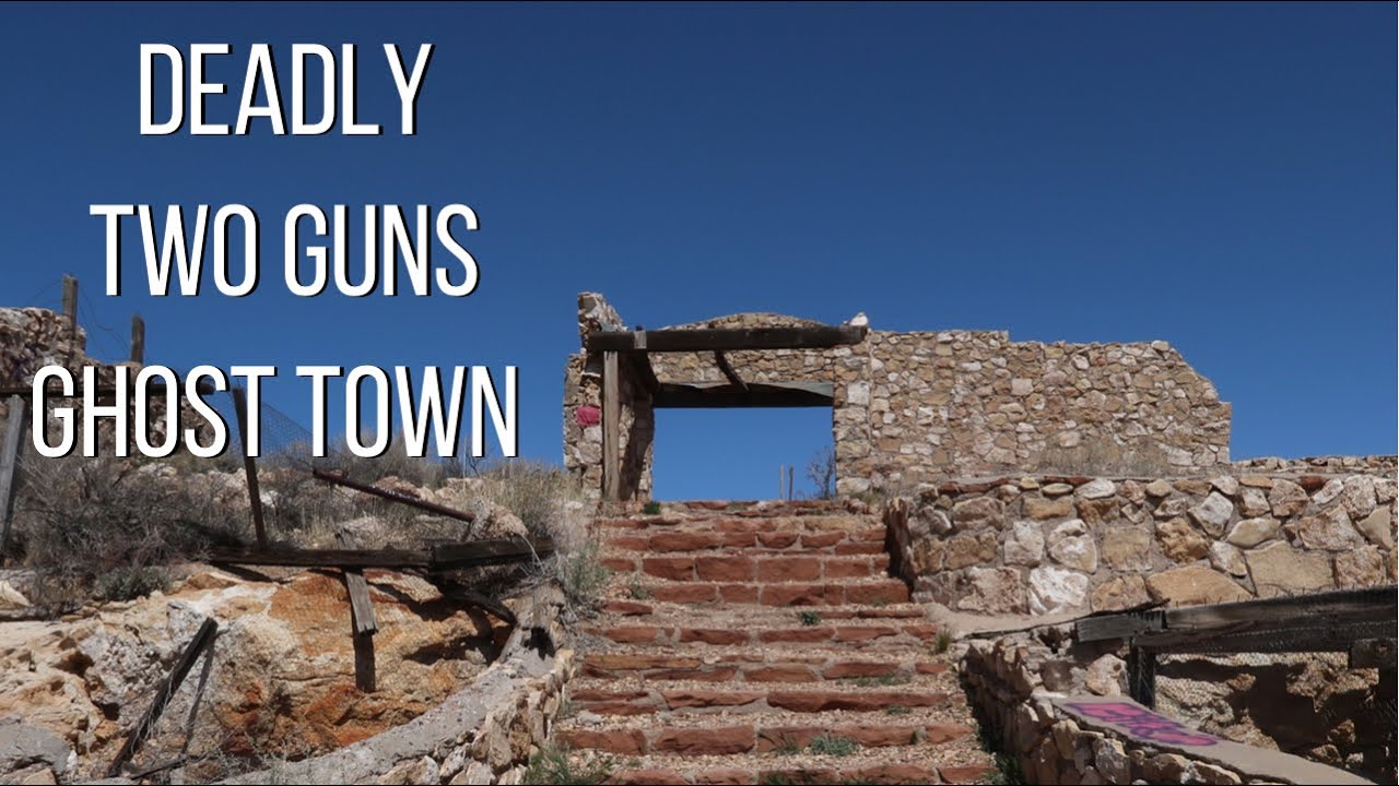 Route 66 ghost town. Deadly Two Guns AZ, exploring two guns ghost town ...