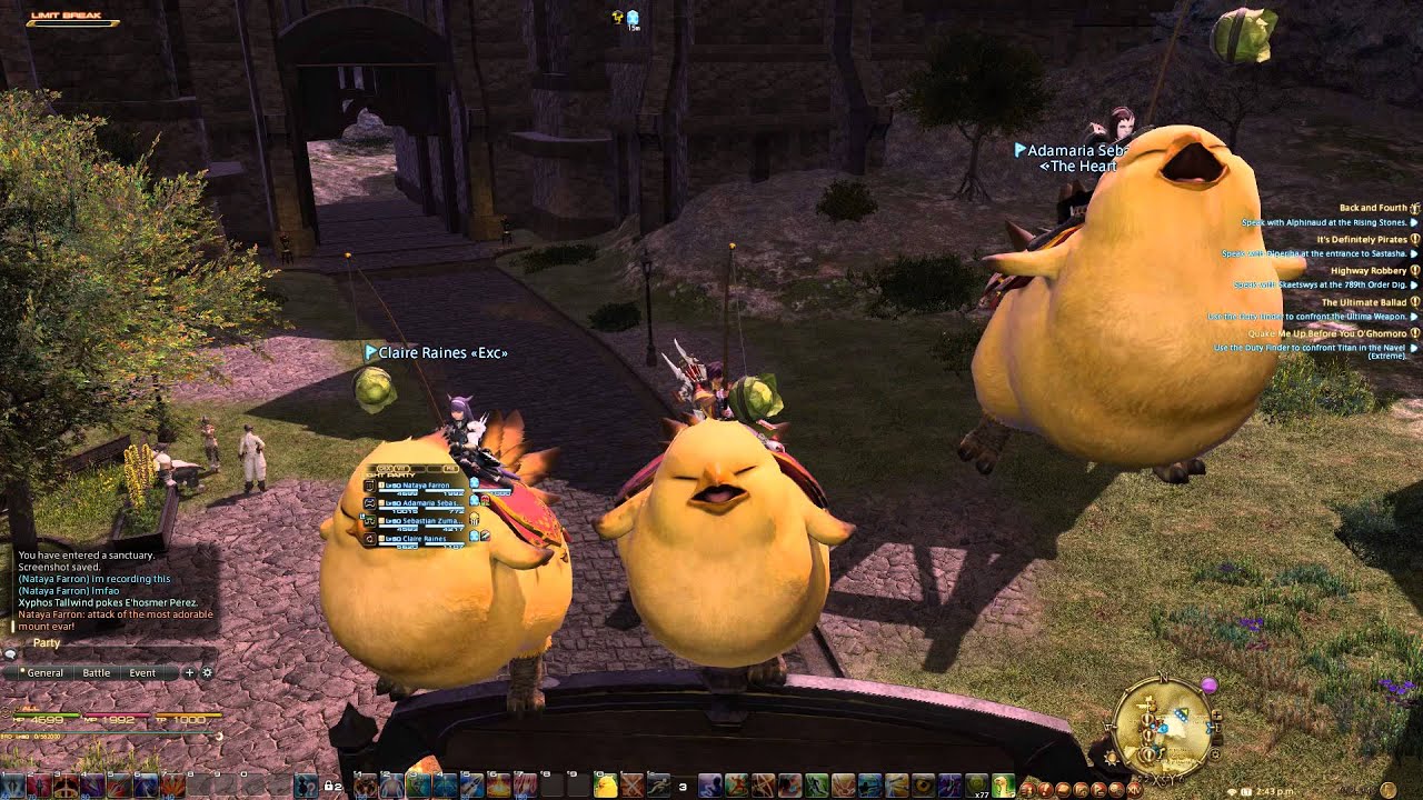 FFXIV Attack of the Fat Chocobos! - YouTube