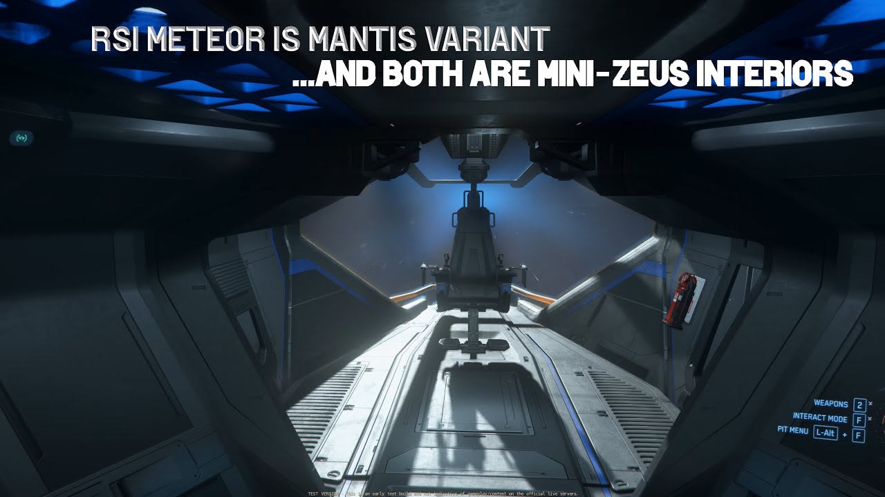 RSI Meteor & RSI Mantis MINI ZEUS VARIANTS Star Citizen - YouTube