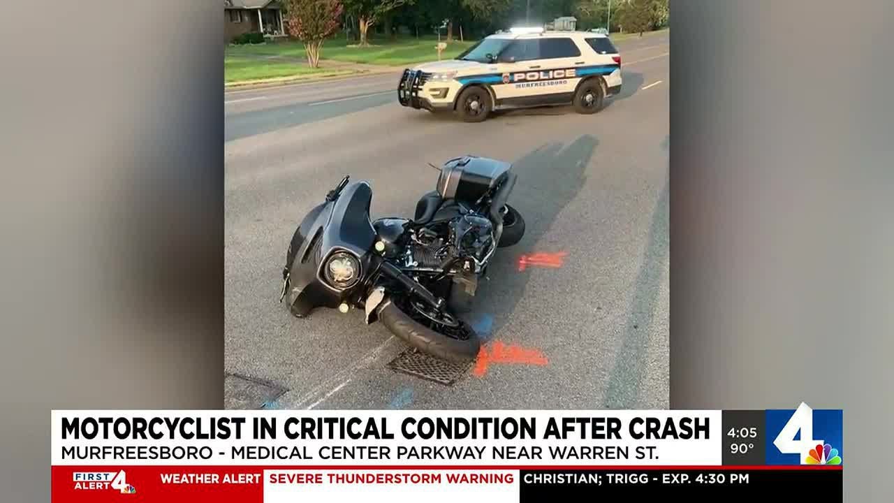Police investigate near-fatal motorcycle crash - YouTube