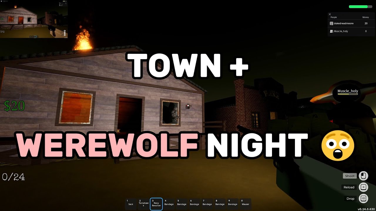 NIGHTMARE mode in the town, and it's Werewolf Night! Unexpectedly hard ...