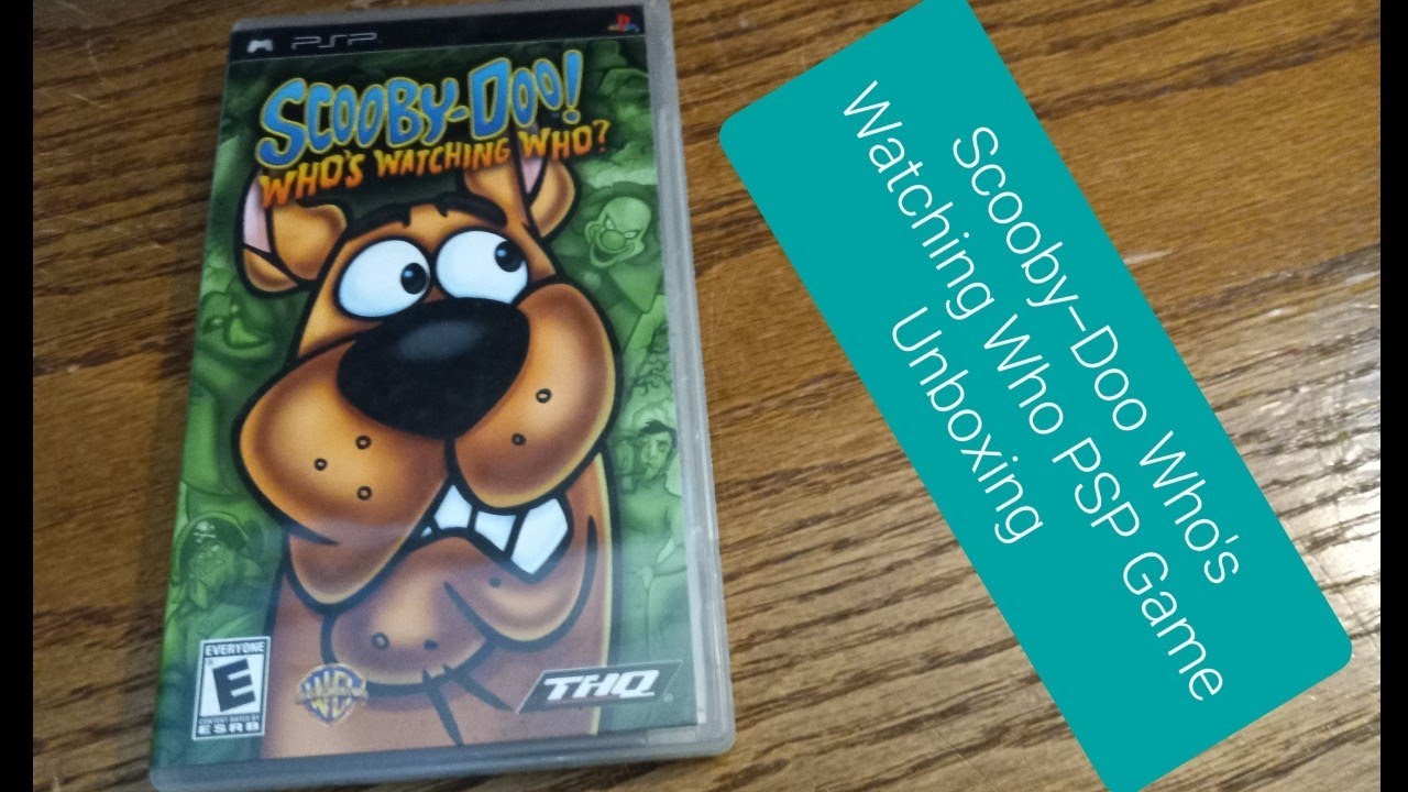 Scooby-Doo Who’s Watching Who PSP Unboxing - YouTube
