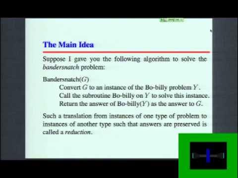 CSE373 2012 - Lecture 23 - Introduction to NP-Completeness - YouTube