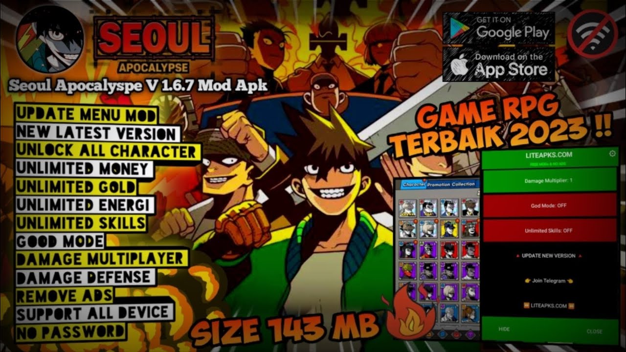 Update Menu Mod !! Game RPG Terbaru 2023, SEOUL Apocalyspe V 1.6.7 Mod ...