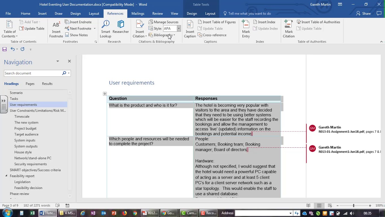 5 MS Word Insert caption - YouTube