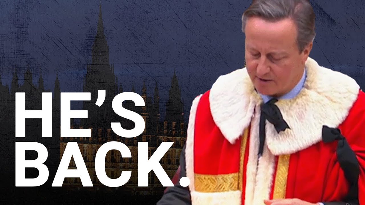 David Cameron formally returns to government as he is introduced in ...