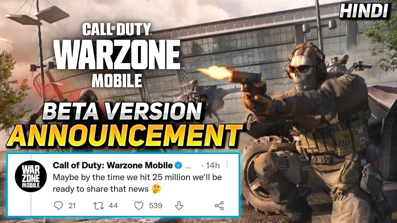 😍 COD WARZONE MOBILE BETA VERSION ANNOUNCEMENT | WARZONE MOBILE RELEASE ...