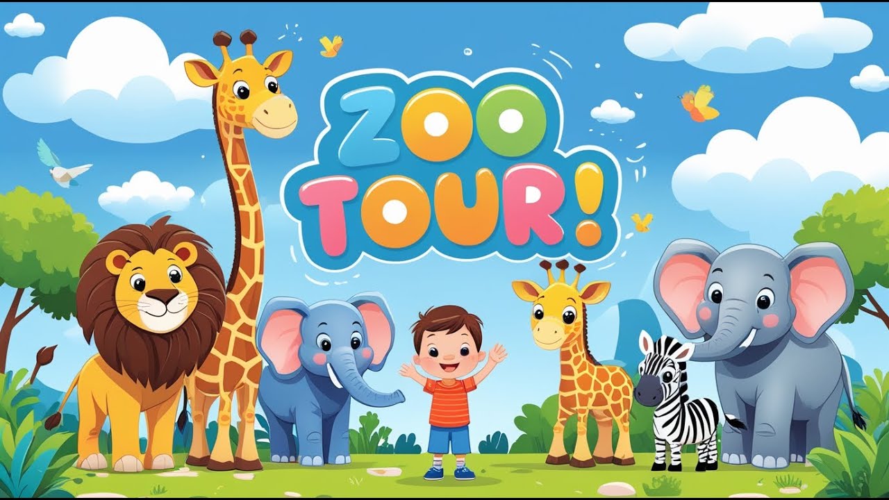 Zoo Animals for Kids | Fun Learning with Lions, Elephants & Penguins ...