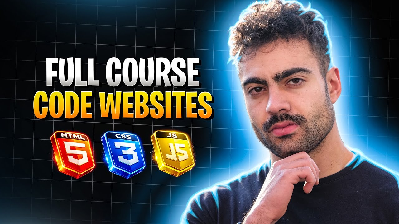 Learn HTML, CSS & JavaScript (Full Frontend Course) - YouTube