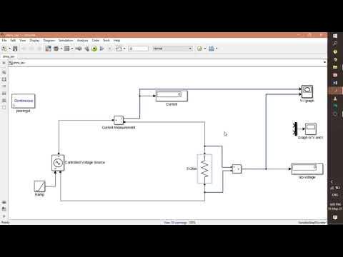 Simulation of Ohm's Law in MATLAB - YouTube