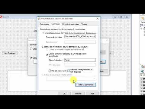 Utilisation du composant ADOQuery avec Delphi - YouTube
