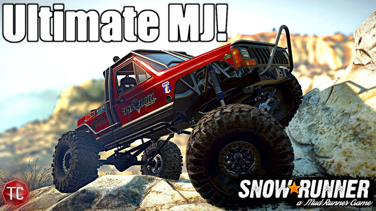 SnowRunner: NEW, REALISTIC 1990 Jeep MJ Top Truck Challenge BUILD ...