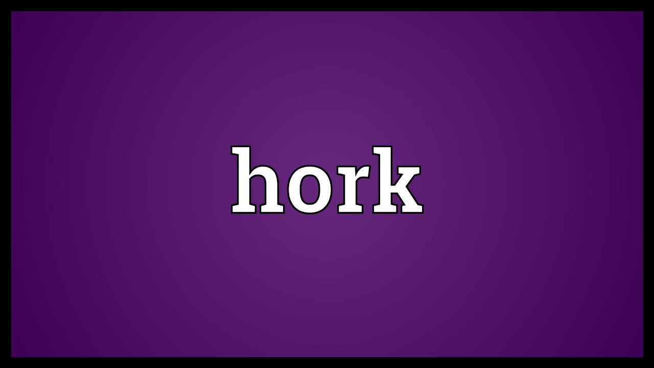 Hork Meaning - YouTube