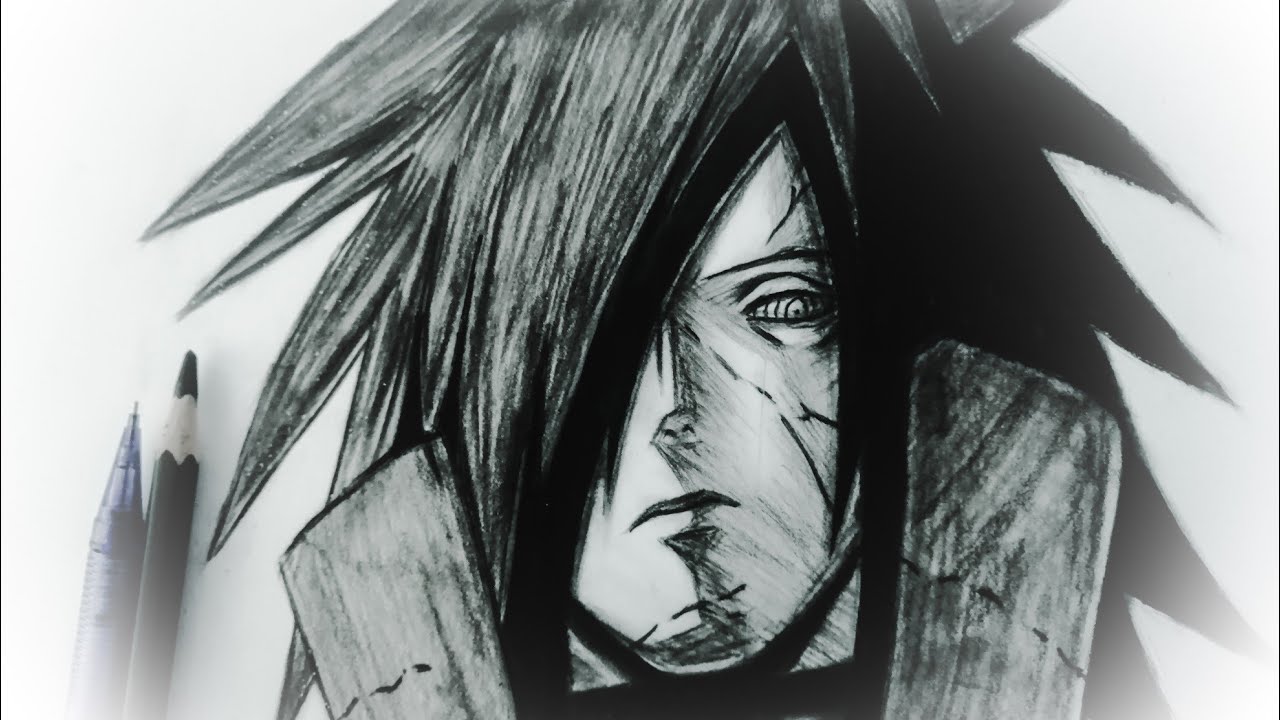 Madara Drawing In Pencil